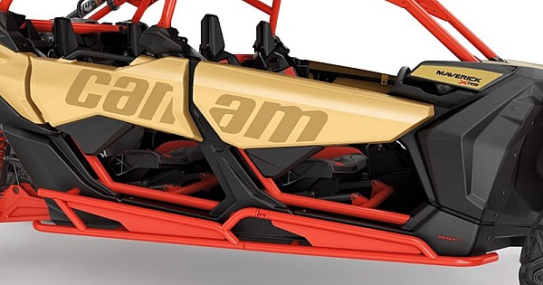 Protectii praguri Rock Sliders Can-Am Maverick MAX X3 - rosii 715003888 ...
