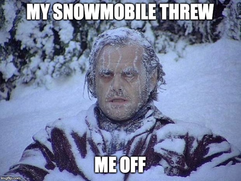 50 meme amuzante cu snowmobile